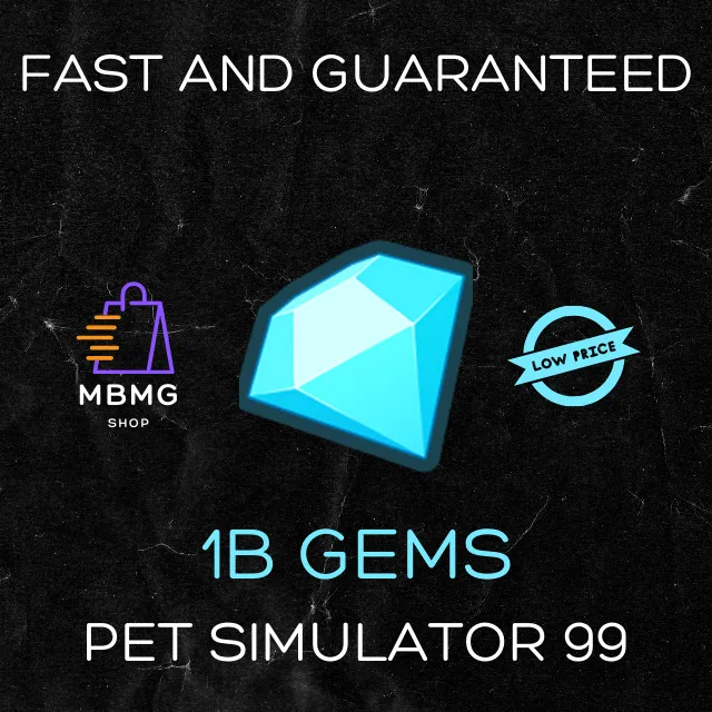 1B GEMS PS99 - Pet Simulator 99 Game Item - Gameflip