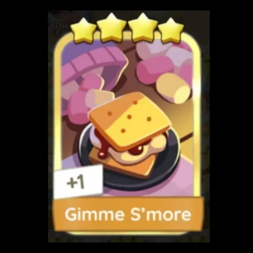 Gimme Smore 4⭐ Gold Sticker - Monopoly Go Golden Blitz - Monopoly Go ...