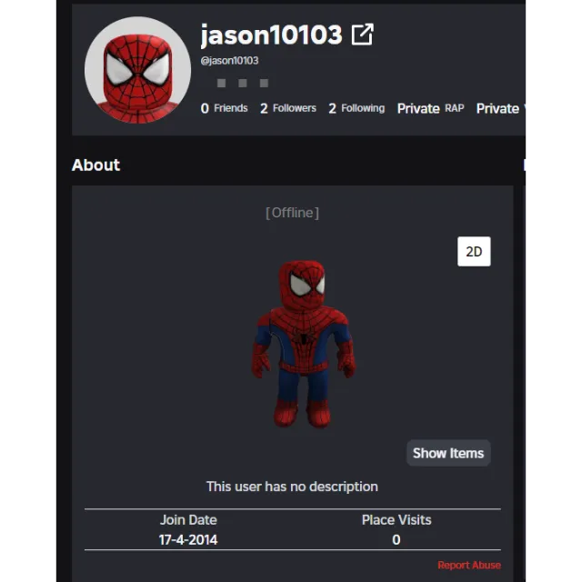Spiderman outfit roblox - Other - Gameflip