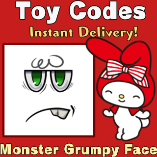 Roblox Toy Code: Monster Grumpy Face | INSTANT DELIVERY 🔥 - Other ...
