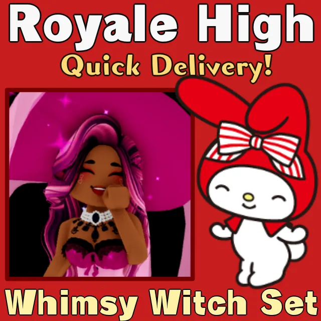 Whimsy Witch Set - Royale High Game Items - Gameflip