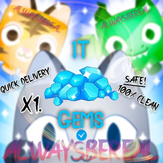 1T Gems Pet Simulator X - Pet Simulator X Game Items - Gameflip