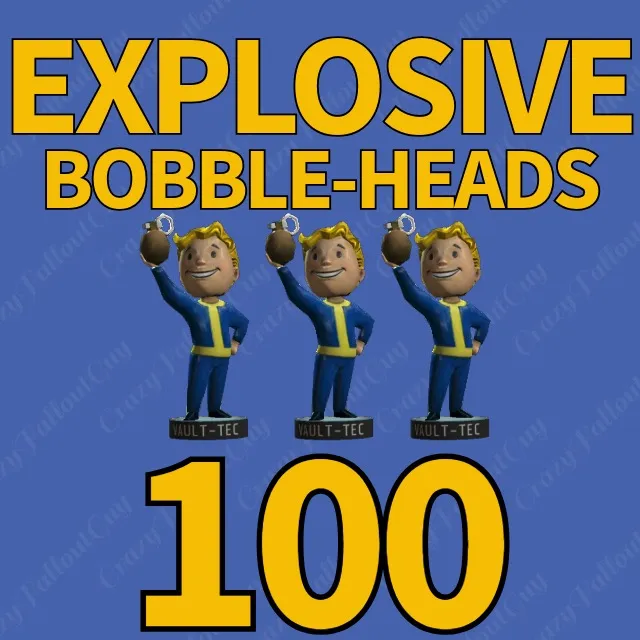 Explosive Bobbleheads - Fallout 76 Game Item - Gameflip