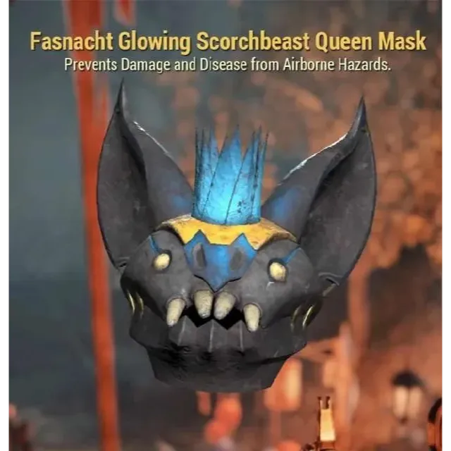 GLOWING SCORCHBEAST QUEEN MASK - Fallout 76 Game Items - Gameflip