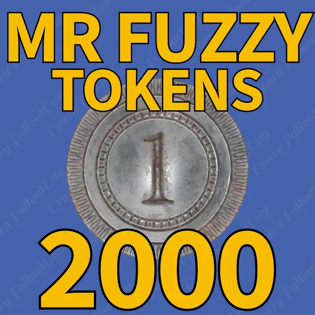 2000 Mr Fuzzy Token - Fallout 76 Game Item - Gameflip