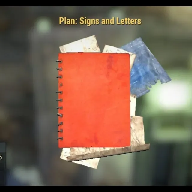 Signs And Letters - Fallout 76 Game Items - Gameflip
