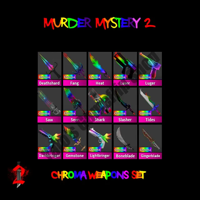 Chroma Set - Murder Mystery 2 Game Item - Gameflip