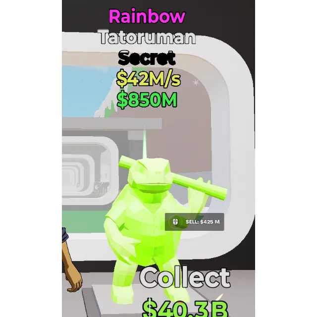 Rainbow Tatoruman 42m/s Fortnite steal the brainrot - Fortnite Game ...