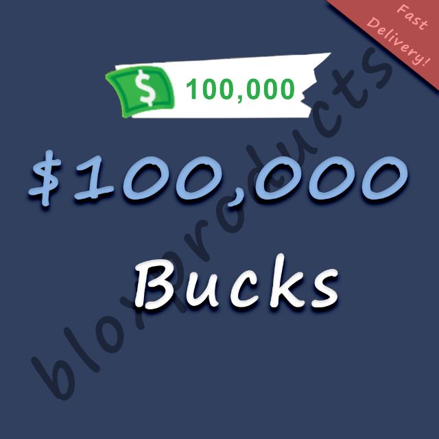 $100,000 Adopt Me Bucks (Transfer) - Game Items - Gameflip
