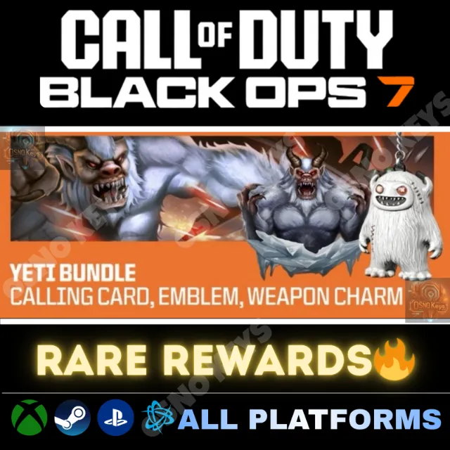 Call of Duty: Black Ops 7 - Yeti Bundle Rare rewards - Other Game ...
