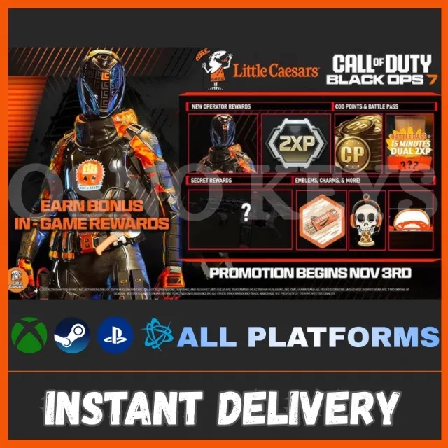 Little Caesars x 7 Rewards - CoD Black Ops 7 - Other Game - Gameflip