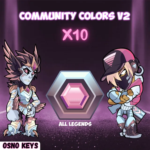 Brawlhalla Community Color V2 x10 - Brawlhalla Game Item - Gameflip