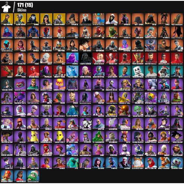 🎮 Fortnite OG STACKED – 171 Skins | The Reaper 💎 | Take The L 💎 | Omega ...