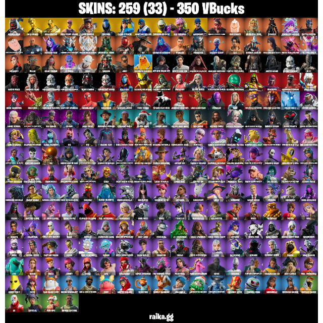 🎮 Fortnite Account — 259 Skins | OG STW (Super Deluxe) | Gold Midas ...