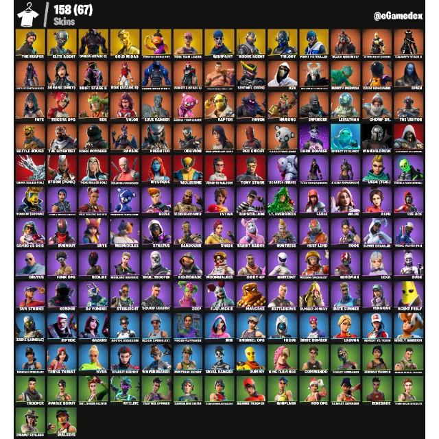 🔥 OG Fortnite Account – 158 Skins | PC/PSN/XBOX | The Reaper, Elite ...