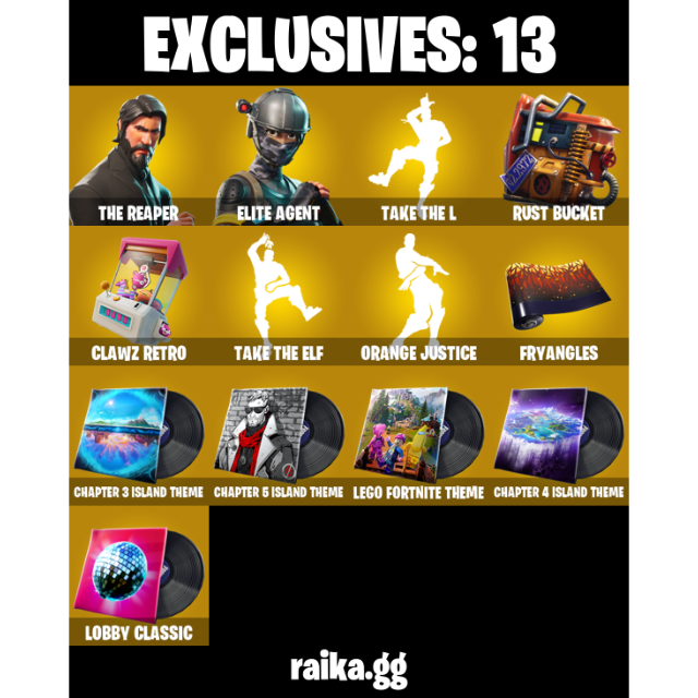 🎮 Fortnite Account — 35 Skins | The Reaper + Elite Agent | Take The L ...
