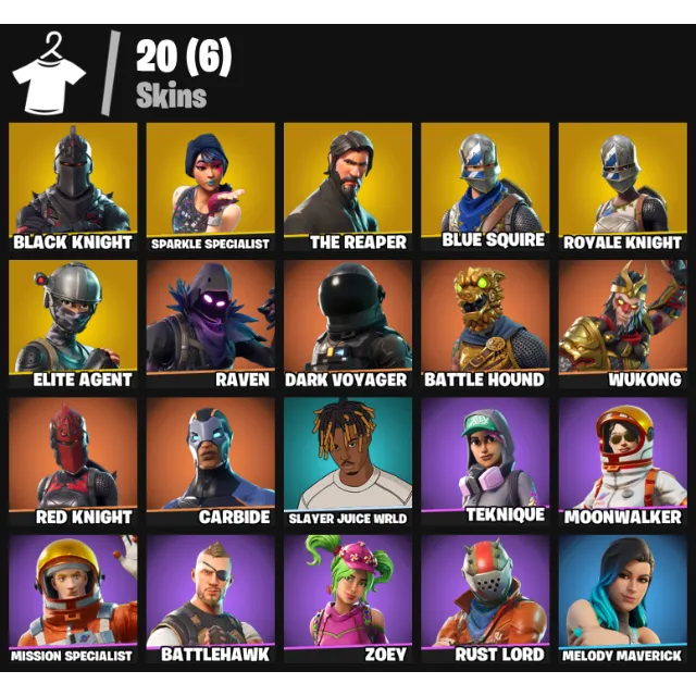 🎮 Fortnite OG Account – 20 Skins | Black Knight , Sparkle Specialist ...