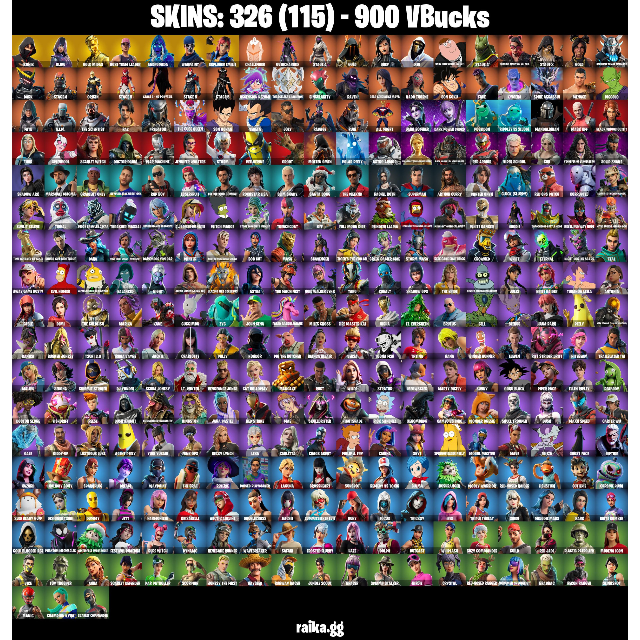 🎮 Fortnite Account — IKONIK + Glow | OG STW | 326 Skins | Merry Mint ...