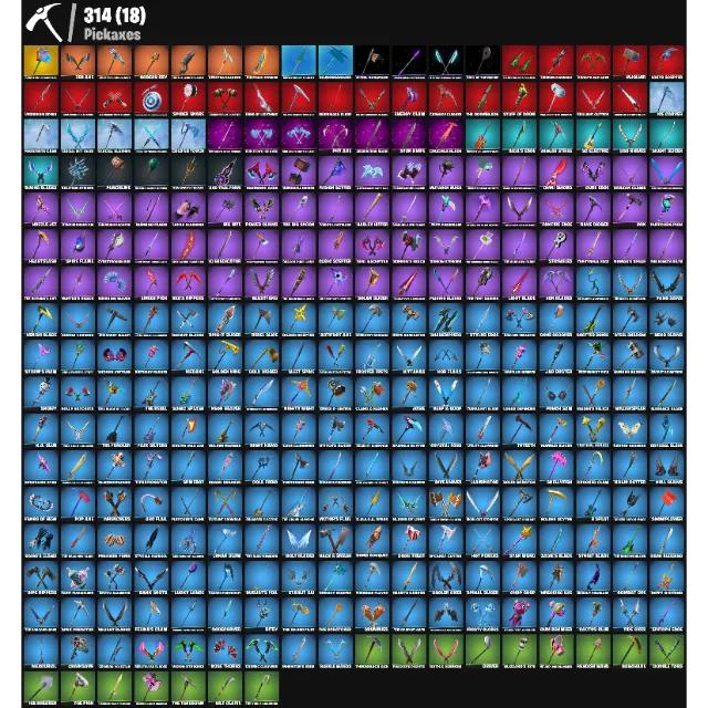 ⚡ Stacked Fortnite Locker — 327 Skins | Gold Midas/TNTina/Meowscles ...