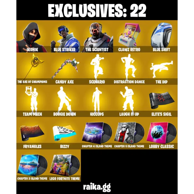 🎮 Fortnite Account – 58 Skins | IKONIK ️ , Blue Striker, Red Knight ...