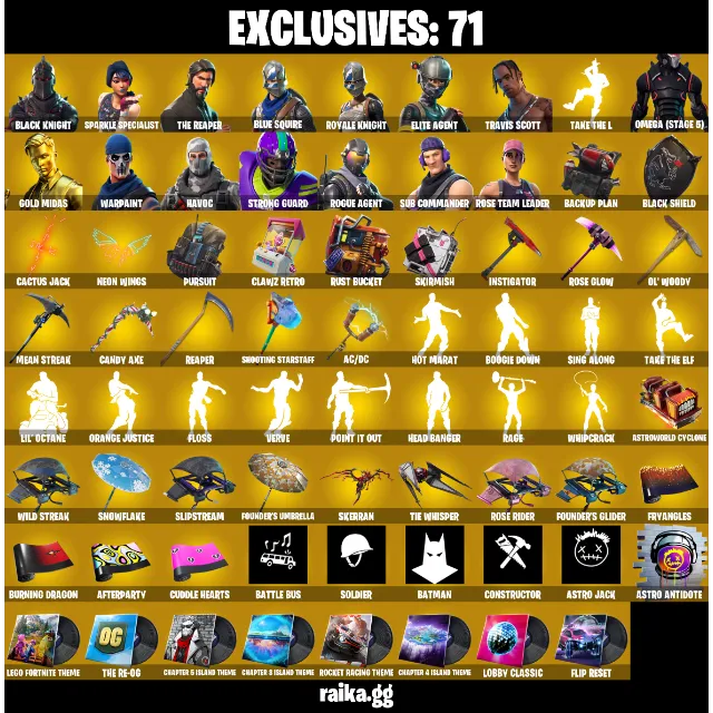 [PC/PSN/XBOX] | Fortnite Account — 148 Skins | Black Knight + Travis ...