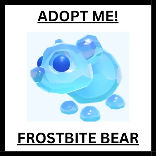 Legendary Frostbite Bear - Adopt Me Game Item - Gameflip