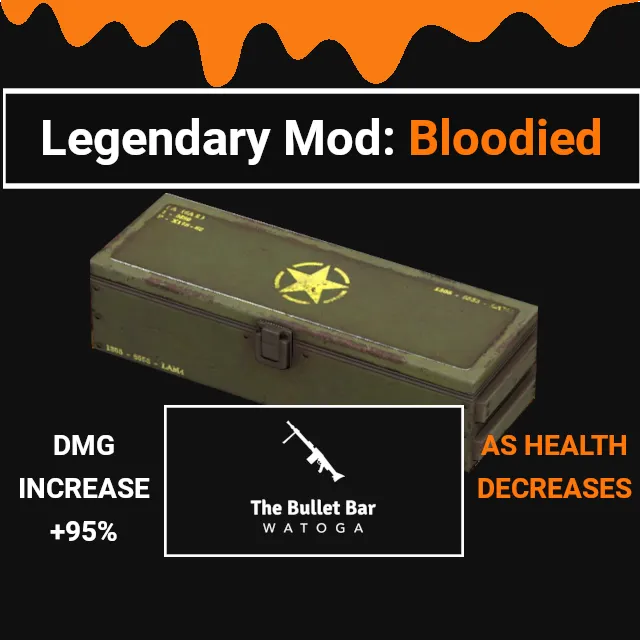 bloodied mod - Fallout 76 Game Item - Gameflip