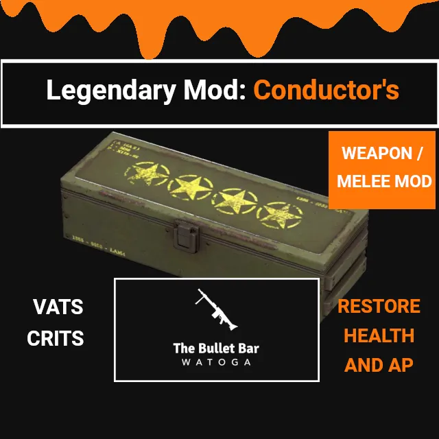 conductor mod - Fallout 76 Game Item - Gameflip