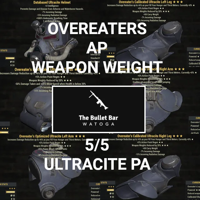 OVEREATER AP WWR Ultracite - Fallout 76 Game Items - Gameflip
