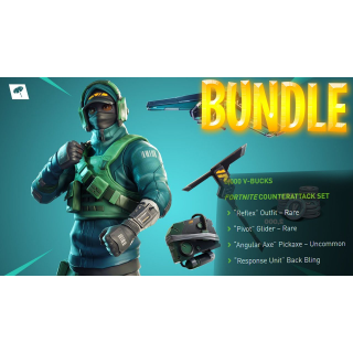 FORTNITE COUNTERATTACK SET - 2000 V-Bucks + 4 Itens - Other Game - Gameflip
