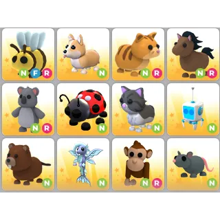 ADOPTME PETS X12 - Adopt Me Game Items - Gameflip