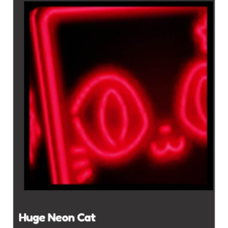 Huge Neon Cat - Game Items - Gameflip