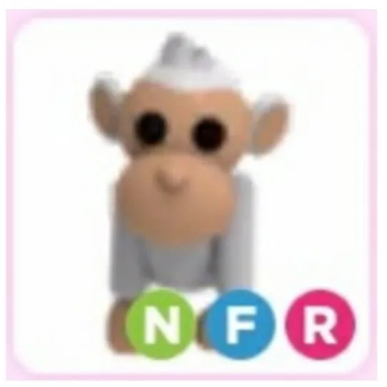 Neon Albino Monkey - Adopt Me Game Item - Gameflip