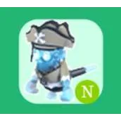 Neon Pirate Ghost Capuchin Monkey - Adopt Me Game Items - Gameflip