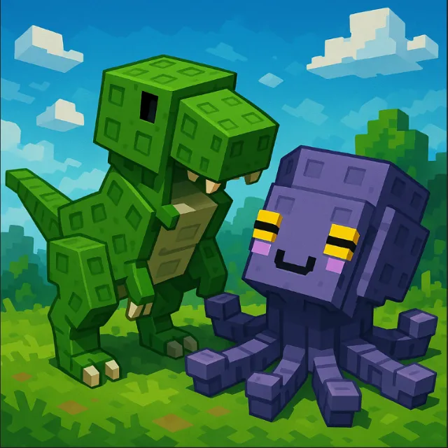 T-Rex + Mimic Octopus Grow a Garden - Grow a Garden Game Item - Gameflip