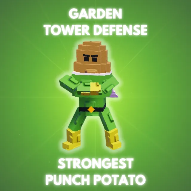 Garden Tower Defense Strongest Punch Potato - Garden Tower Defense Game ...