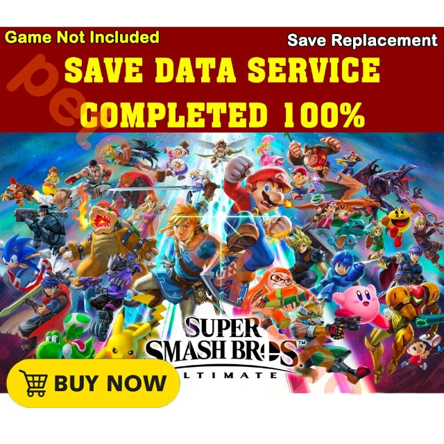 ⭐ Super Smash Bros ULT ⭐ 100% SAVE - Other Game Item - Gameflip