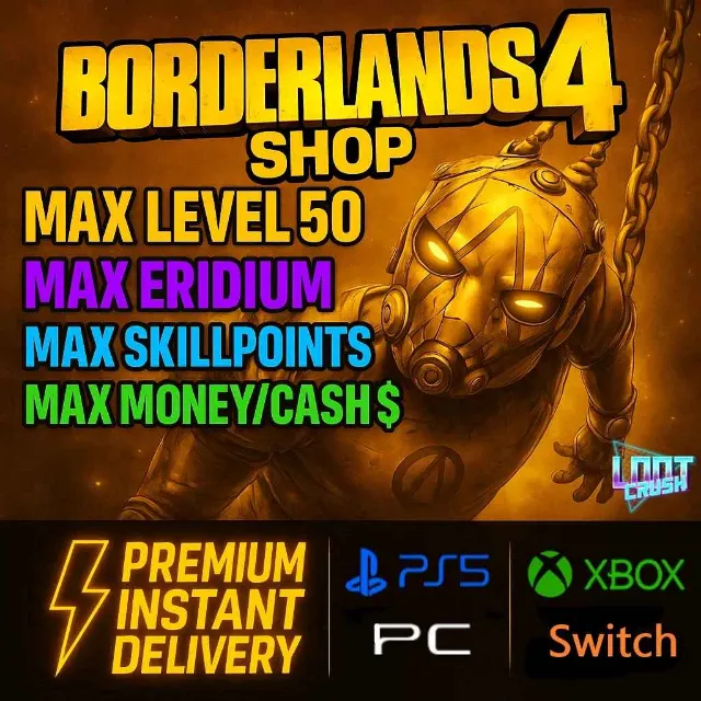 Borderlands 4 - Max level 50 Money Eridium Modded Skilltree Equipment ...