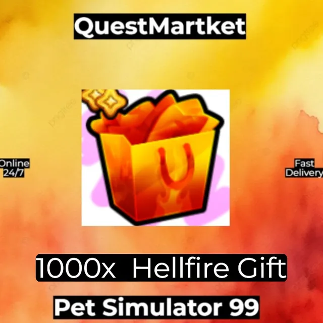1000x Hellfire Gift - Pet Simulator 99 Game Items - Gameflip
